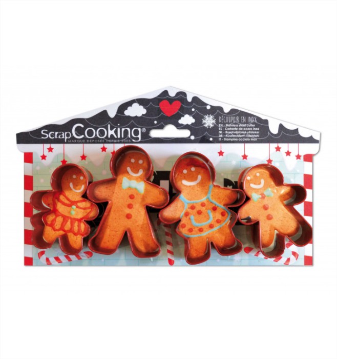Scrap Cooking Форми за сладки Джинджифилови човечета/ '' Gingerbread Man